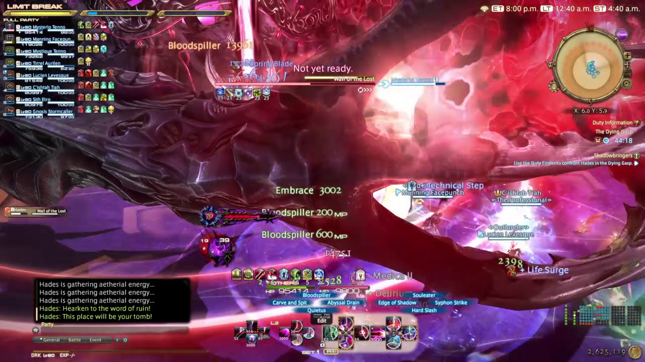 FFXIV Shadowbringers: Hades boss fight (DRK PoV) - YouTube