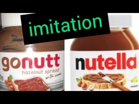 Same fonts and layout of Nutella & gonutt - YouTube