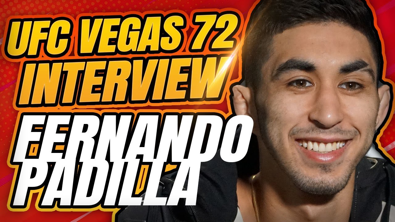 Fernando Padilla reflects on long delay, road to UFC debut - YouTube