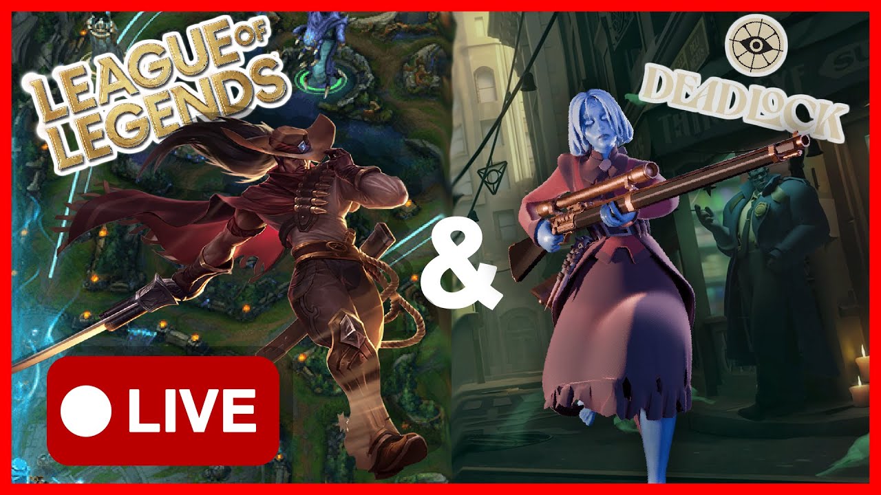 🔴LIVE🔴 WE (DEAD)LOCKING IN | DEADLOCK & LEAGUE OF LEGENDS LIVE - YouTube