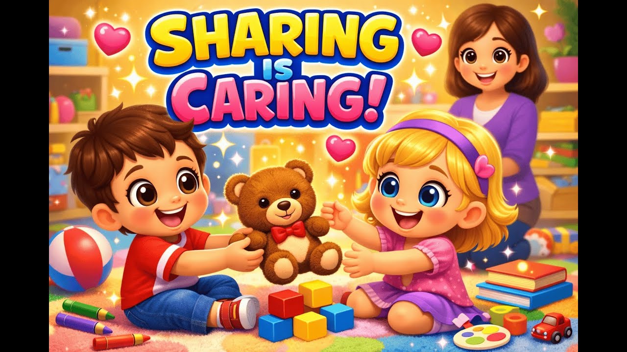 Sharing Is Caring |Social Skills |Good Manners for Kids |Preschool ...