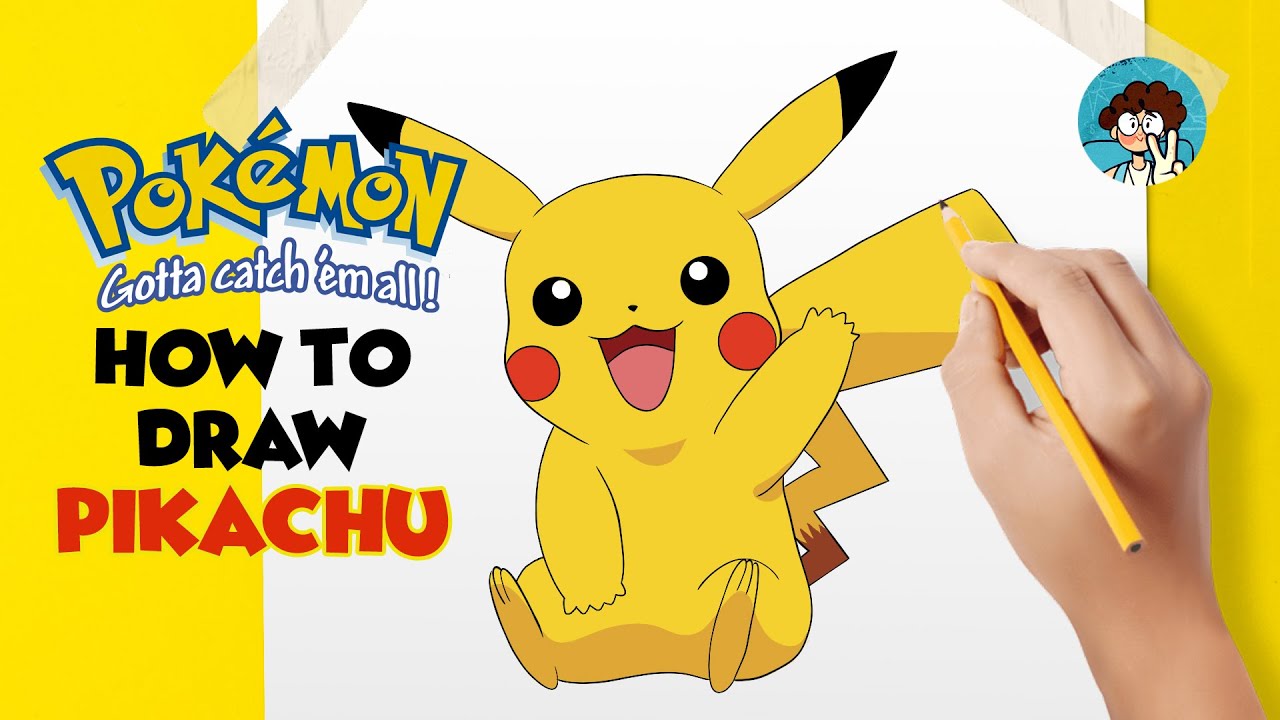 How to draw Pikachu Easy and Fast I Pokémon - YouTube