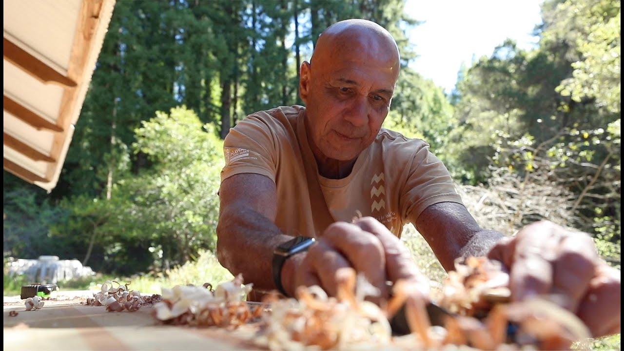 Tom "Pohaku" Stone- A Traditional Hawaiian Surfboard Shaper - YouTube
