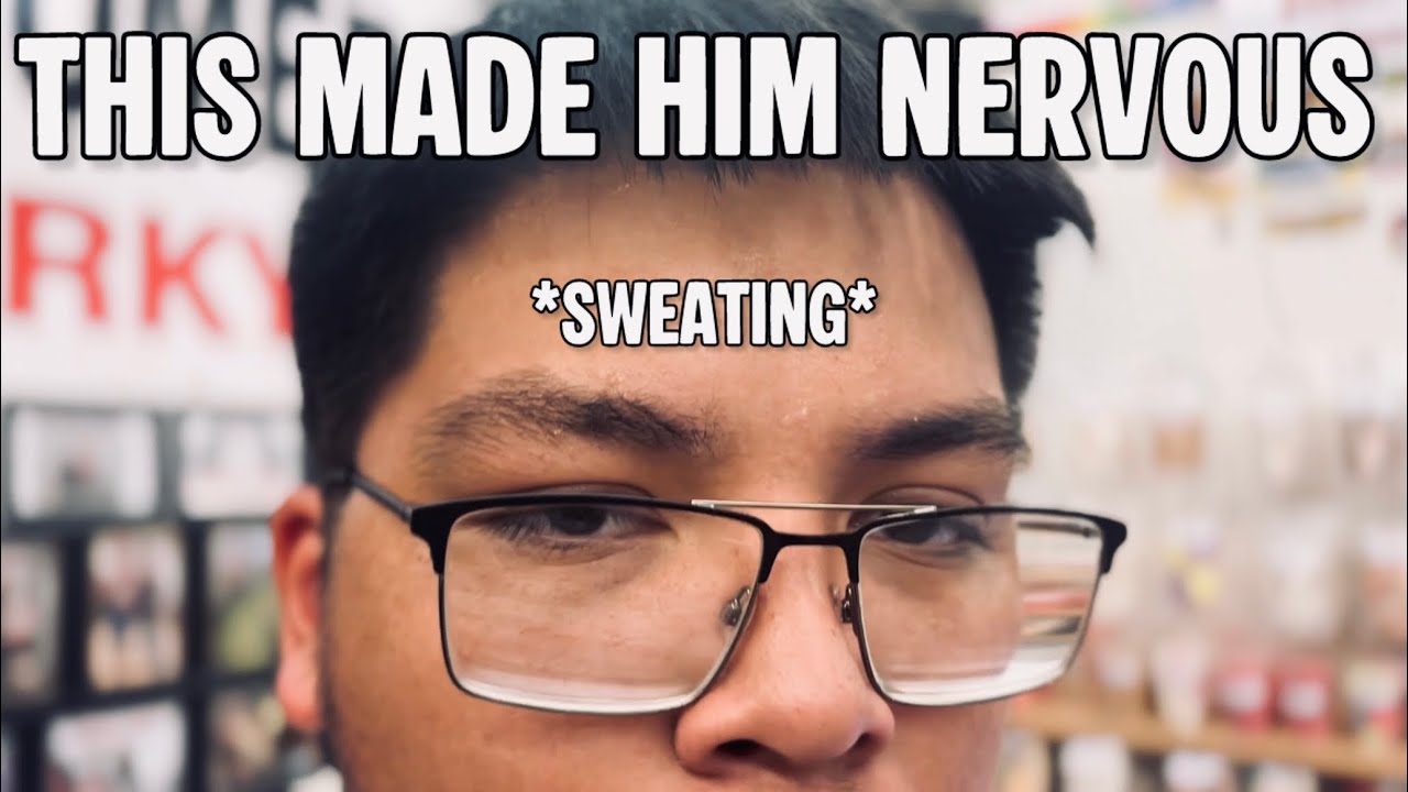 He was sweating like crazy - YouTube