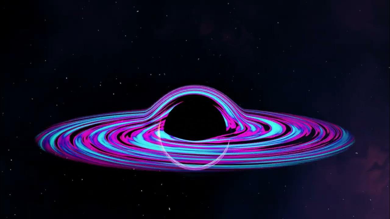 cool black hole 3d animation - YouTube