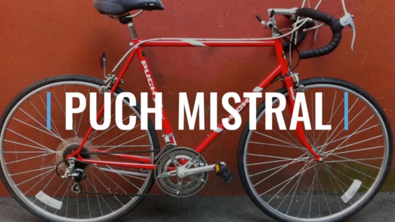 Puch Mistral Vintage Steel Road Bike 80's - YouTube
