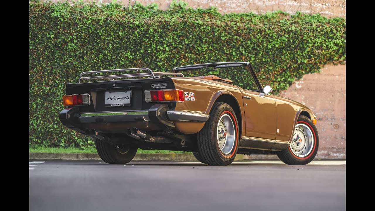1974 Triumph TR6 Walk Around @mohrimports5776 - YouTube