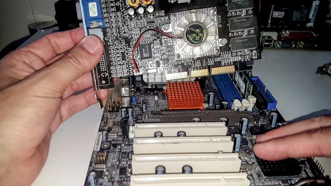 Placas base Antiguas Tarjetas Gráficas y los distintos conectores Agp ...