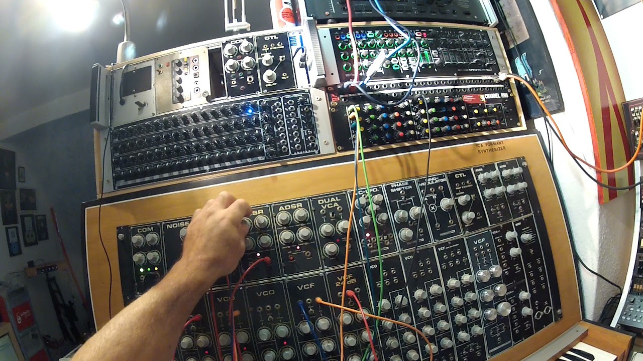 Elektor Formant modular synthesizer session / knobbing / soundsearch ...