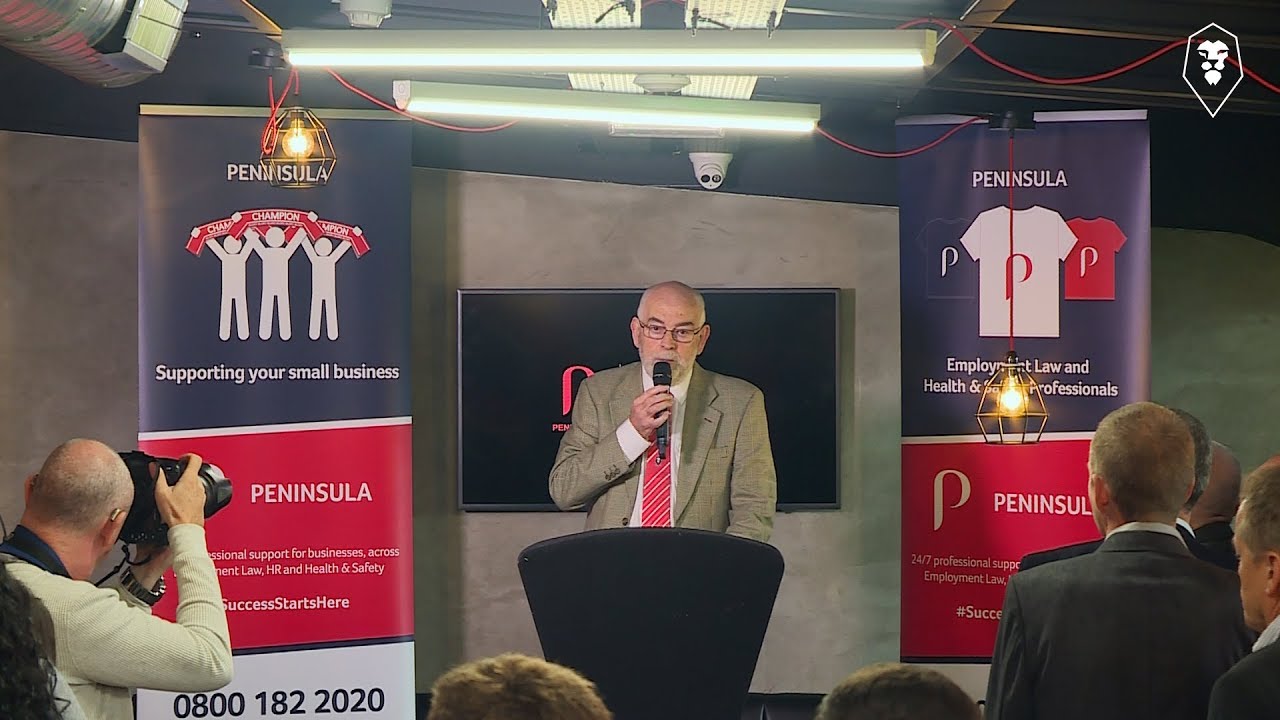 Committee Member, Frank McCauley spoke at the launch of The Peninsula ...
