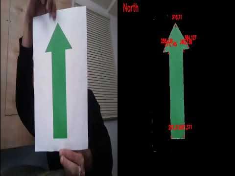 ENPM809T - Homework 4 - Tracking & Detecting Arrow Orientation - YouTube