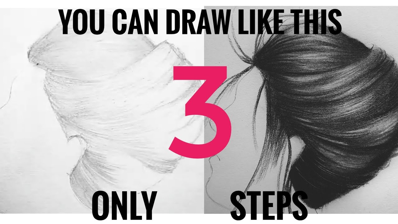 How to Draw Hair - Ultimate Tutorial - growart - subtitles cc (English ...