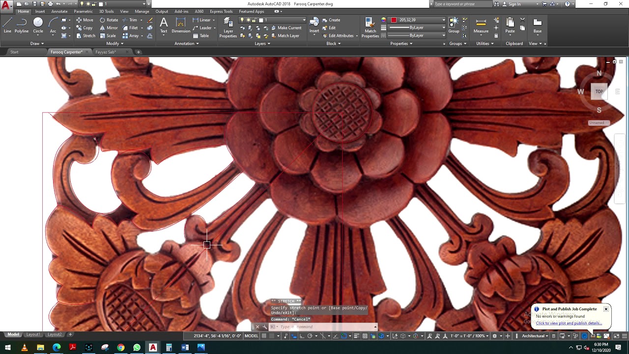 How to do Calligraphy and Carving in AutoCAD/ 2D Calligraphy / 2D ...