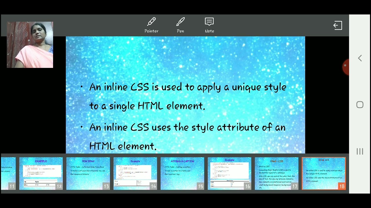 #HTML Tables, #CSS _ Dr.J.Nithyapriya_CS - YouTube