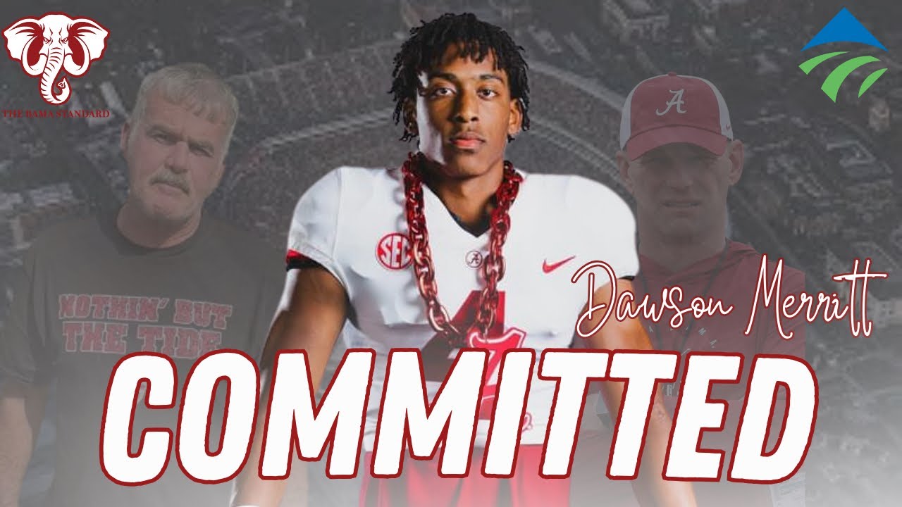 BREAKING: Alabama Gets BIG WIN with 4-Star LB Dawson Merritt! - YouTube