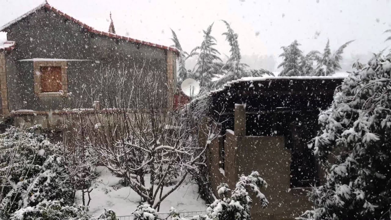 Snow in Algeria 2012 (La neige en Algerie) - YouTube