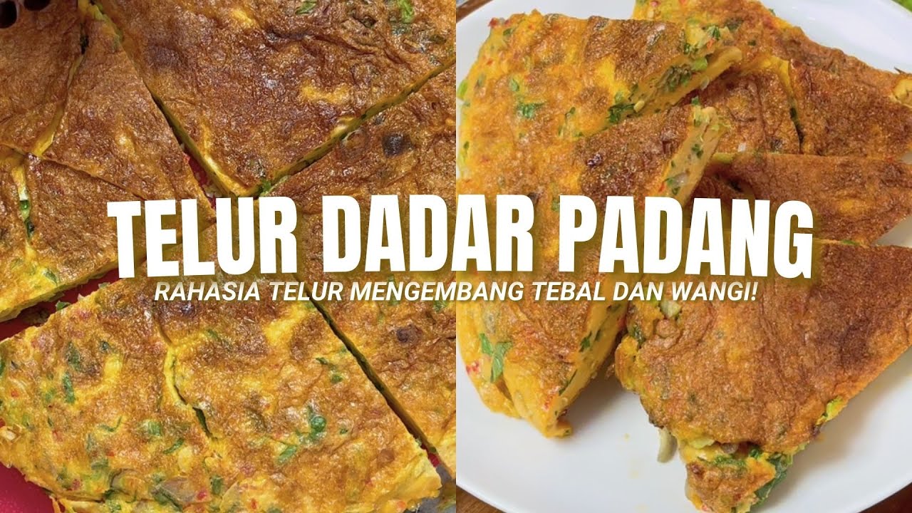 TELUR DADAR PADANG MENU PREMIUM! WAJIB COBA! - YouTube