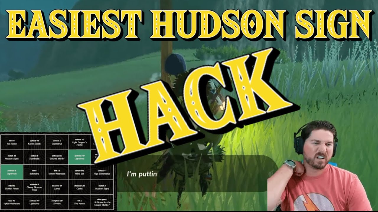 🎯 The Best Hudson Sign Trick in TotK! 😂 Huge Shoutout to Chat! - YouTube