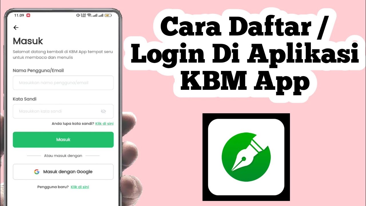 Cara Daftar Akun Di Aplikasi KBM App | Cara Daftar KBM App - YouTube