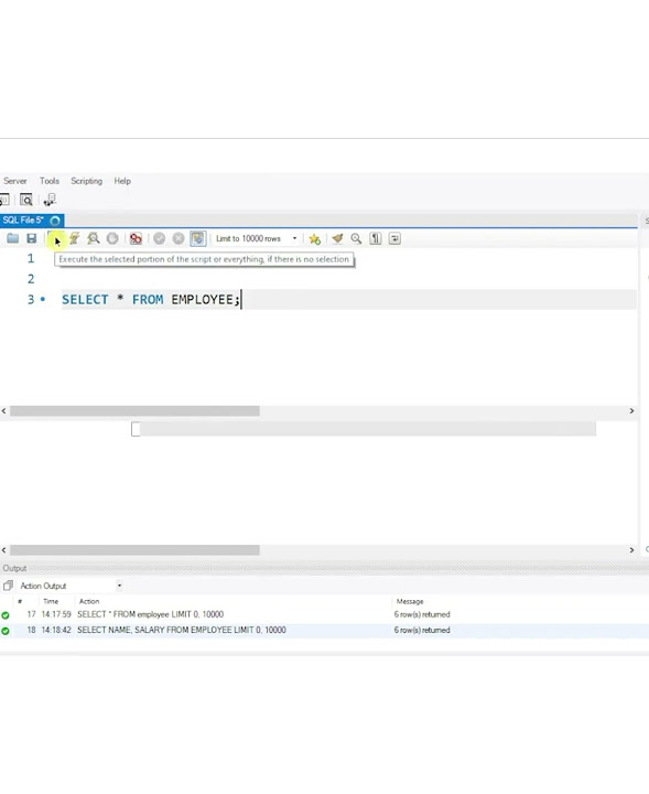 From Clause In Sql Mysql Database Sqlforbeginners Youtube