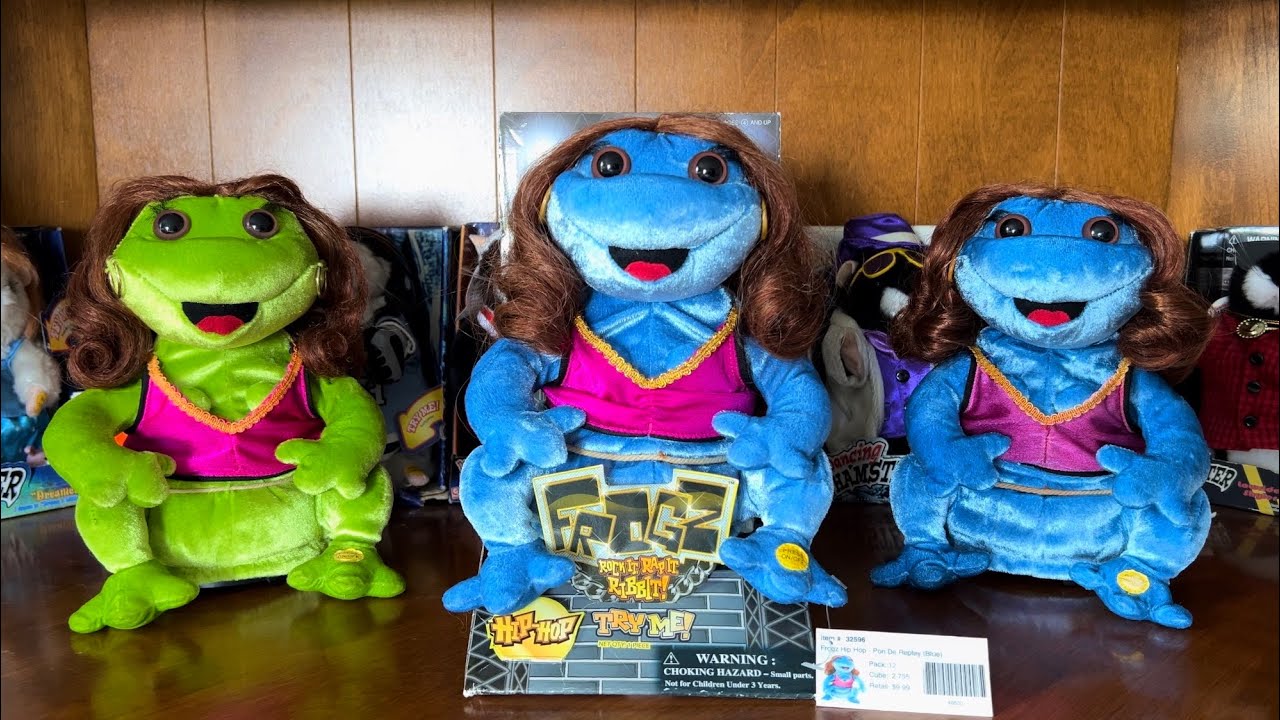 Gemmy PROTOTYPE Hip Hop Frogz - “Pon De Replay” (Blue) - YouTube