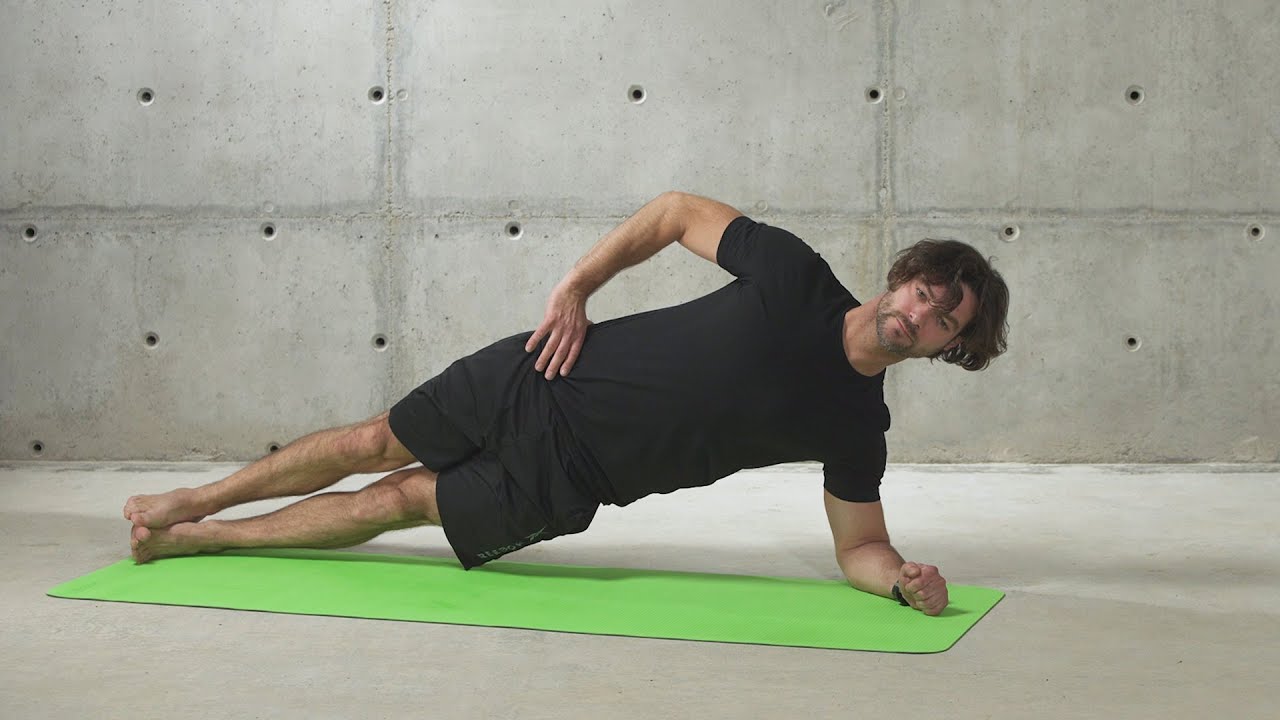 36 | Strengthening deep core muscles | Side band exercise - YouTube