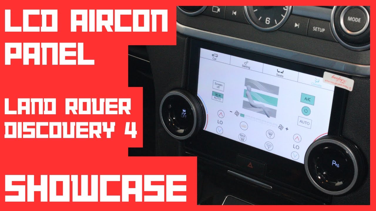 Land Rover Discovery 4 Digital AC Panel Installation Showcase - YouTube