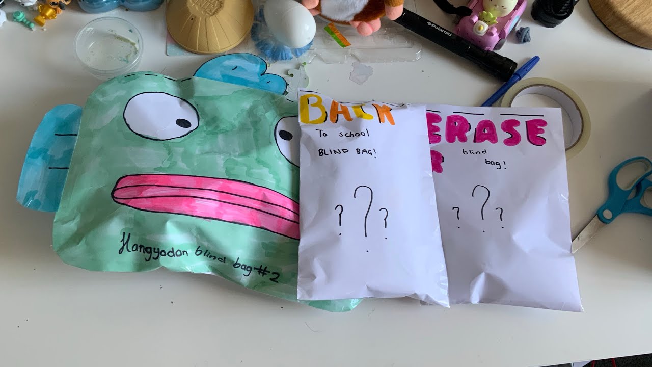 OPENING MORE BLIND BAGS!!(Pt 1)*Eraser blind bag* - YouTube