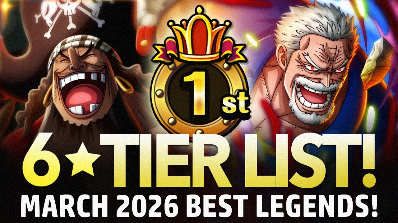 ★6 TIER LIST! ZORO & SANJI DETHRONED! Best Legends March 2026! (ONE ...