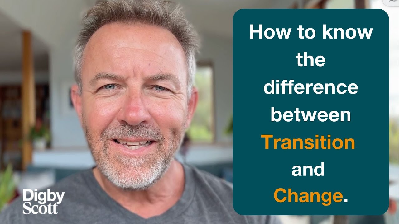 How to know the difference between change and transition. - YouTube