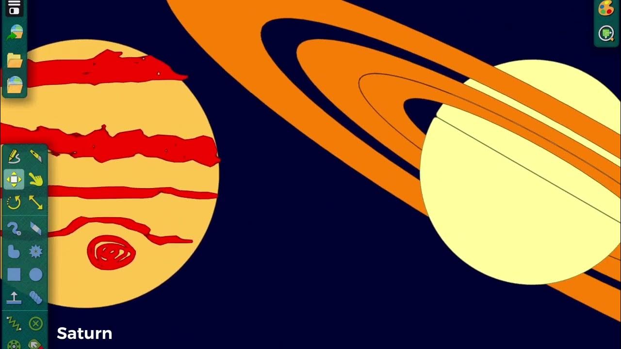 My own Solar System model in Algodoo - YouTube