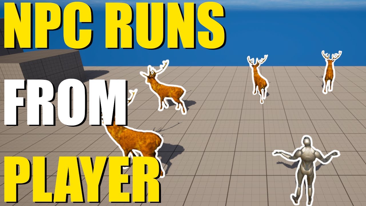 Make NPCs Run Away From Player In UE5 - YouTube