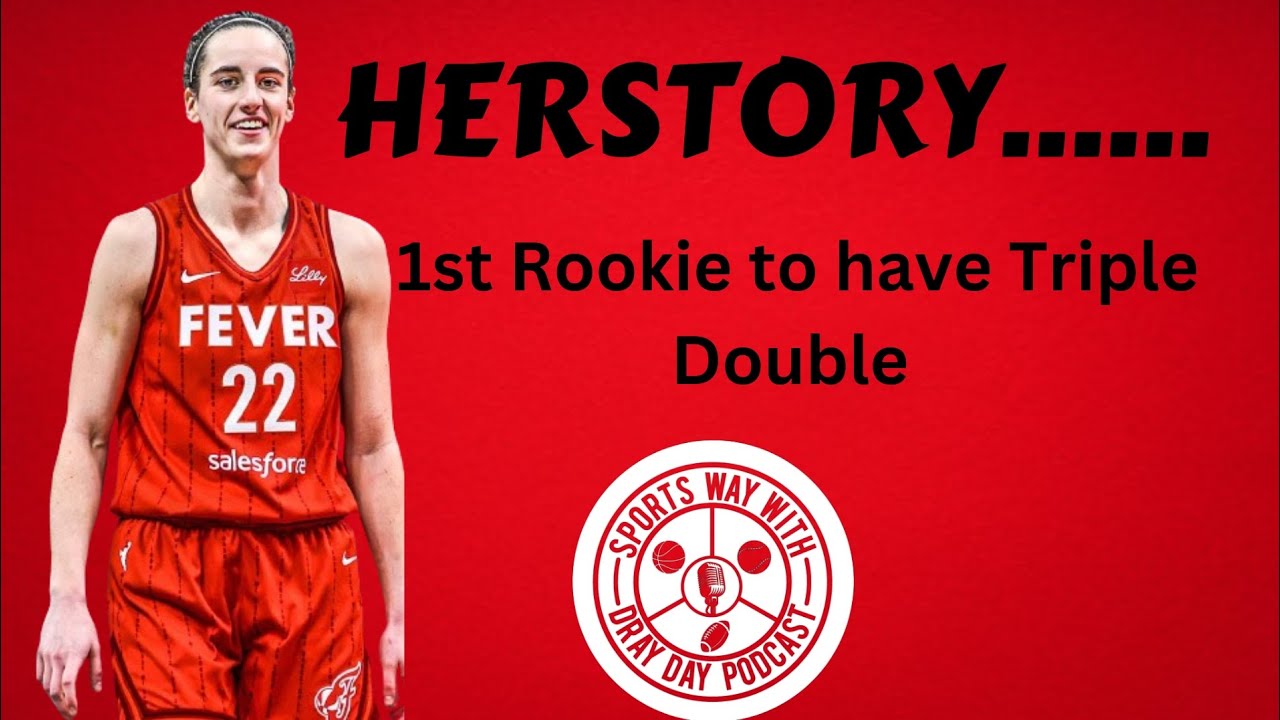 🚨Breaking News 🚨 Caitlin Clark records 1st triple double for a Rookie ...