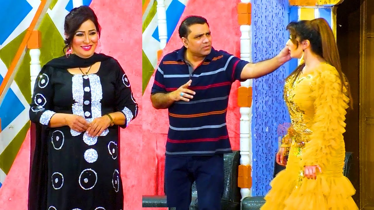Qaiser Piya and Mahnoor Choudhary | New Stage Drama | Welcome Mahnoor ...
