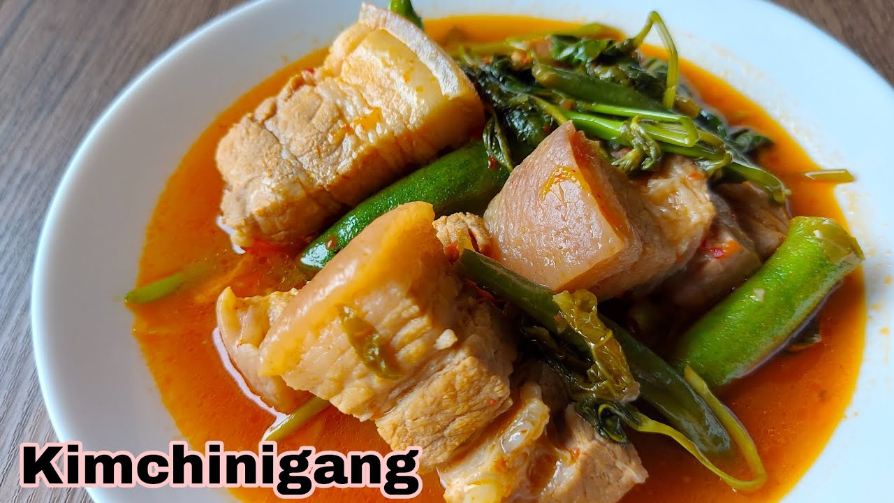 KIMCHINIGANG | PORK BELLY SINIGANG WITH KIMCHI - YouTube