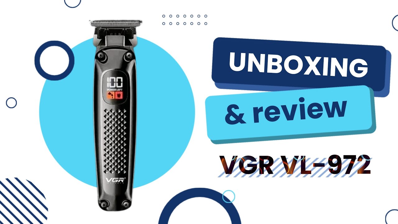 VGR VL-972 UNBOXING AND REVIEW - YouTube