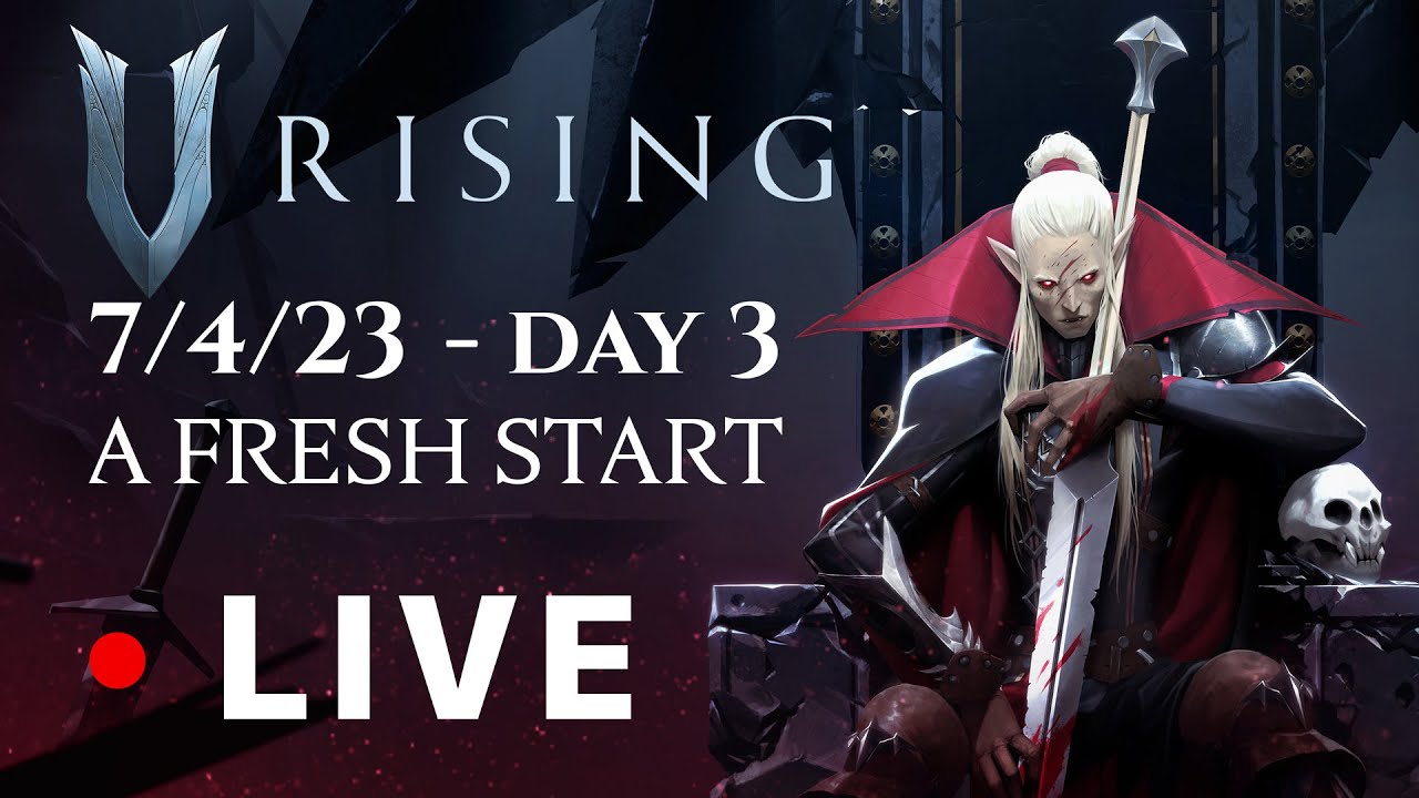 7/4/23 VRising Stream - Day 3 - YouTube