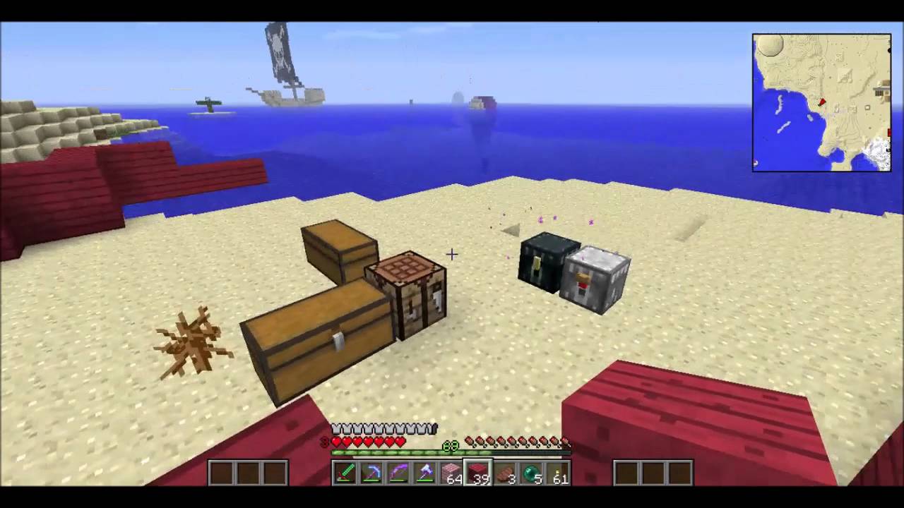 Minecraft Crazy Craft - Finally Making a House! (9) - YouTube