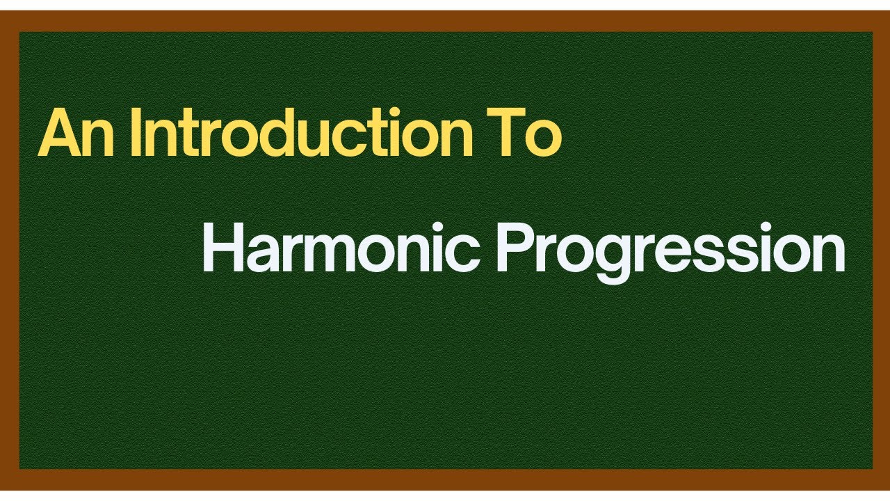Harmonic Progression | JEE Mathematics | Sequence and Series - YouTube