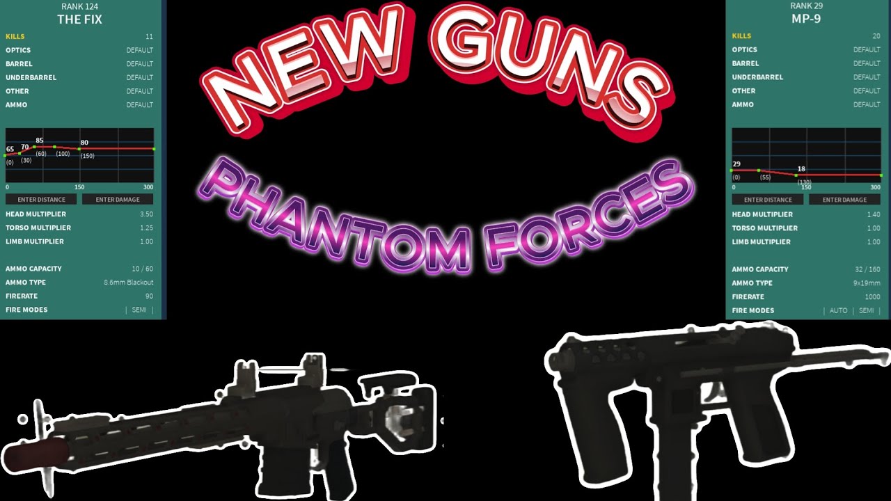 NEW GUNS IN PHANTOM FORCES | ROBLOX (НОВОЕ ОРУЖИЕ В ФАНТОМ ФОРСЕС ...