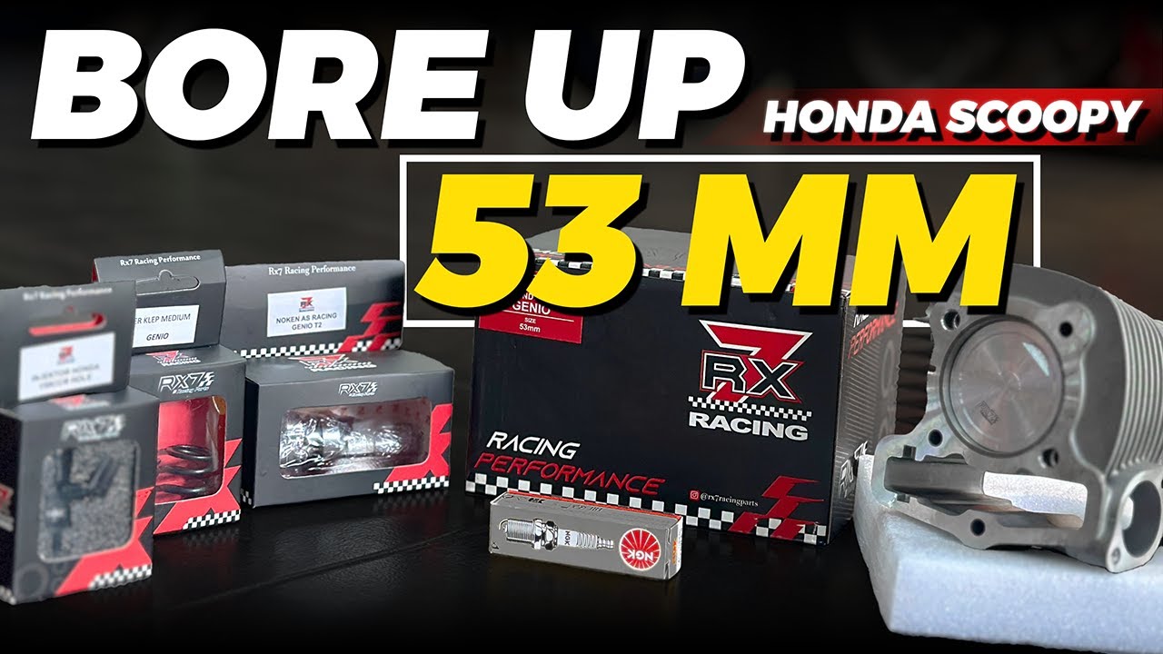 SCOOPY BORE UP 53 HARIAN !!! | IKUTAN CIRCLE KEONG BALAP - YouTube