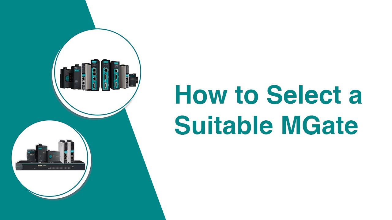 How to select the right MGate | Moxa - YouTube