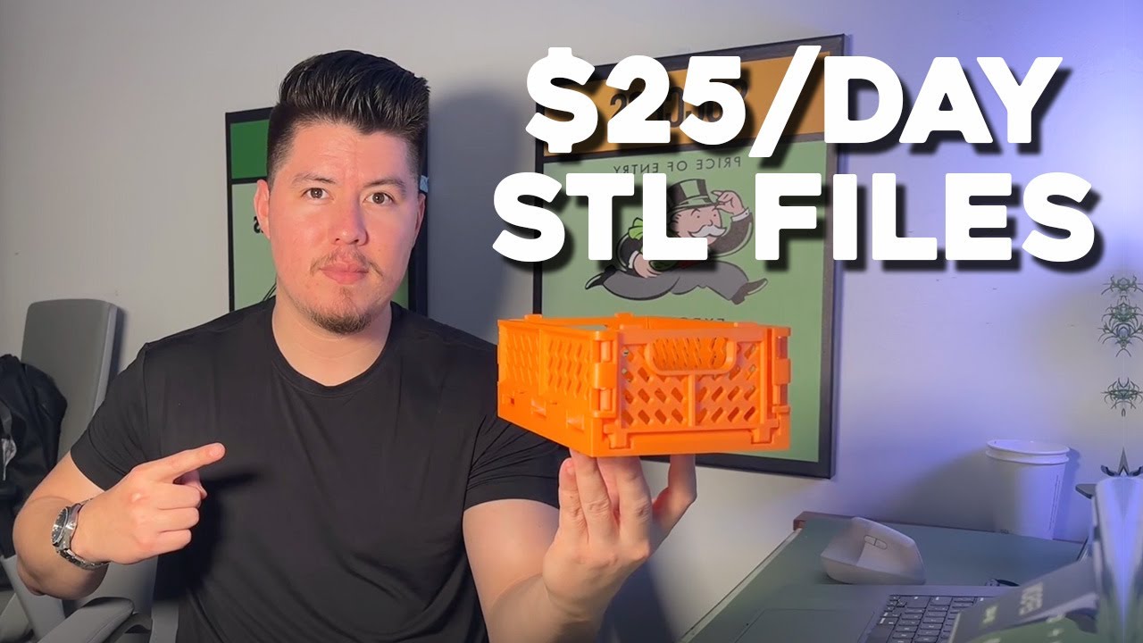 How I Make $25 Per Day Selling STL Files - YouTube