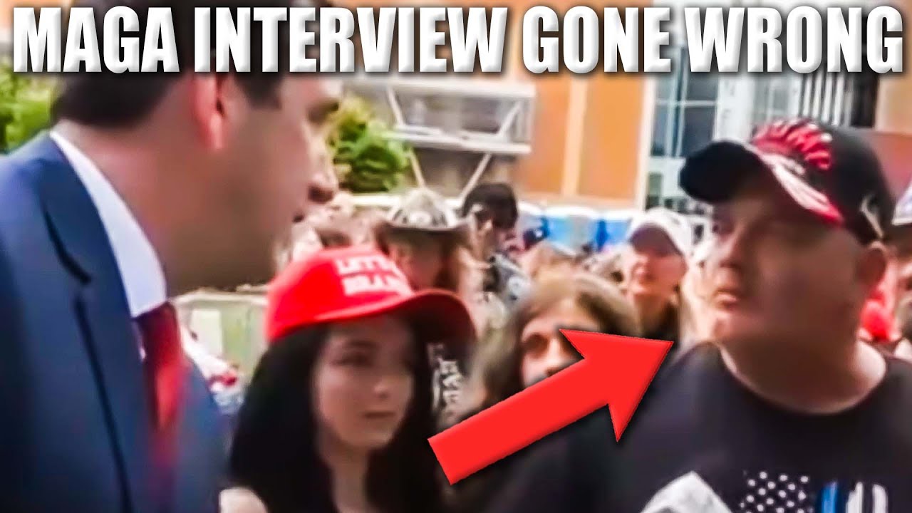 MAGA Interview Goes OFF THE RAILS When Discussing Murder - YouTube