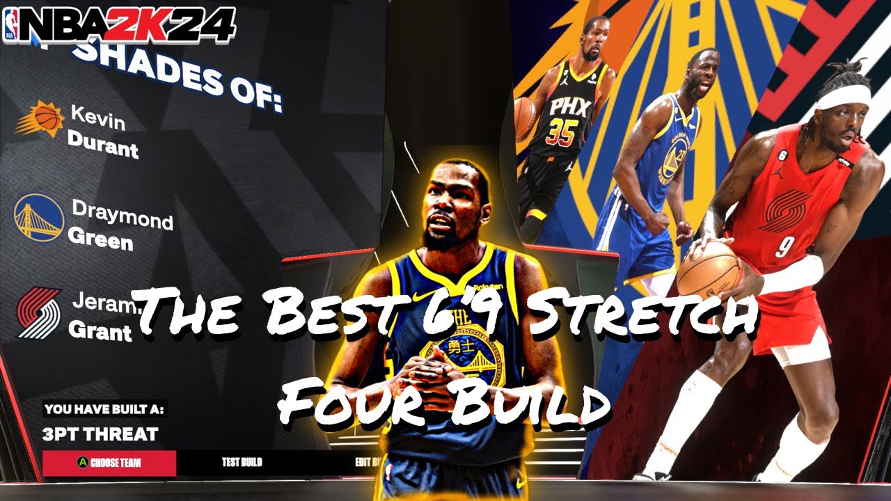*NEW* NBA 2K24 THE BEST 6’9 STRETCH FOUR BUILD AND BADGES IN THE GAME ...