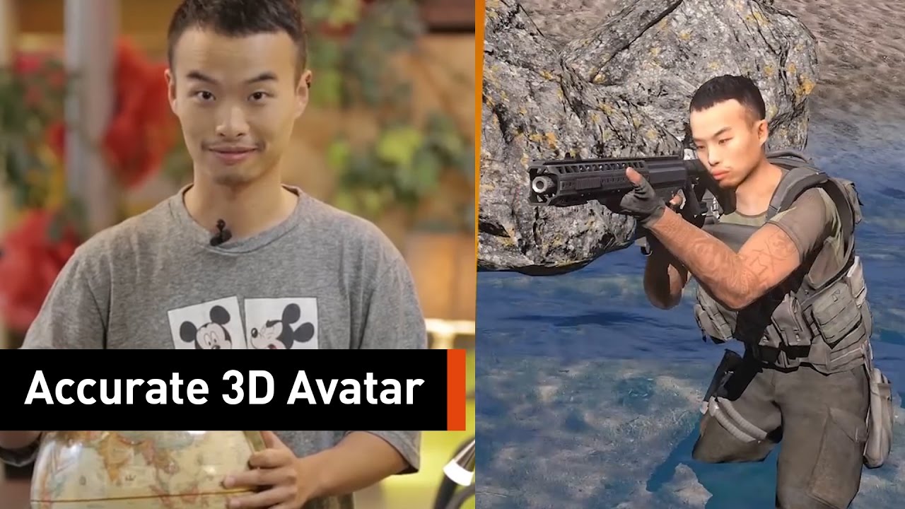 Star In Any Movie And Video Game With A 3D Avatar Of Yourself - YouTube