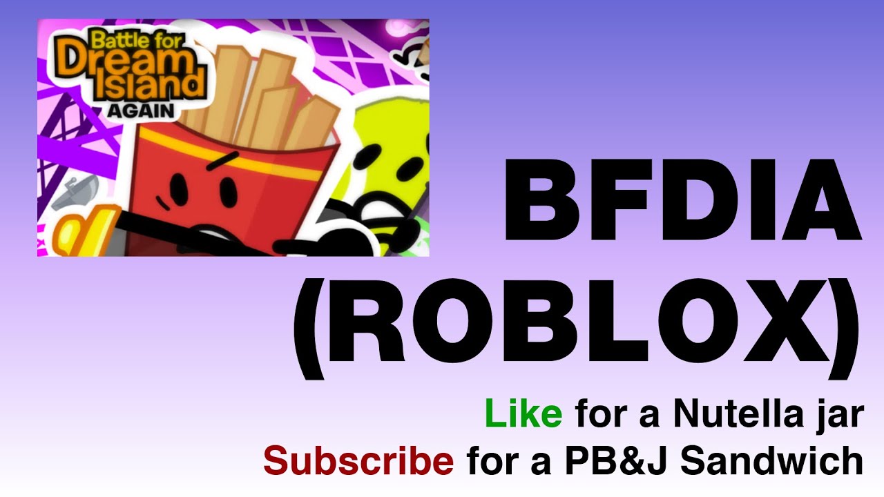 PLAYING BFDIA ON ROBLOX! - YouTube