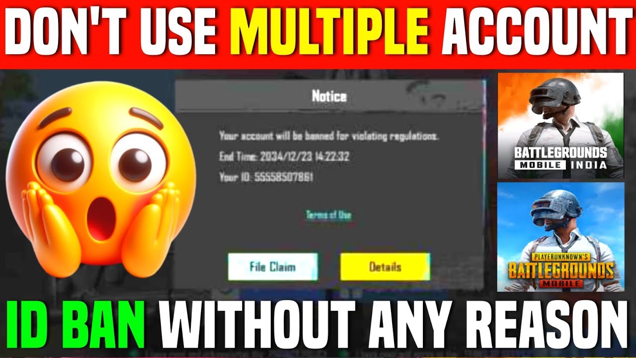 Why Your BGMI ID Was 10 Years Banned for No Reason | Bgmi ID Ban ...