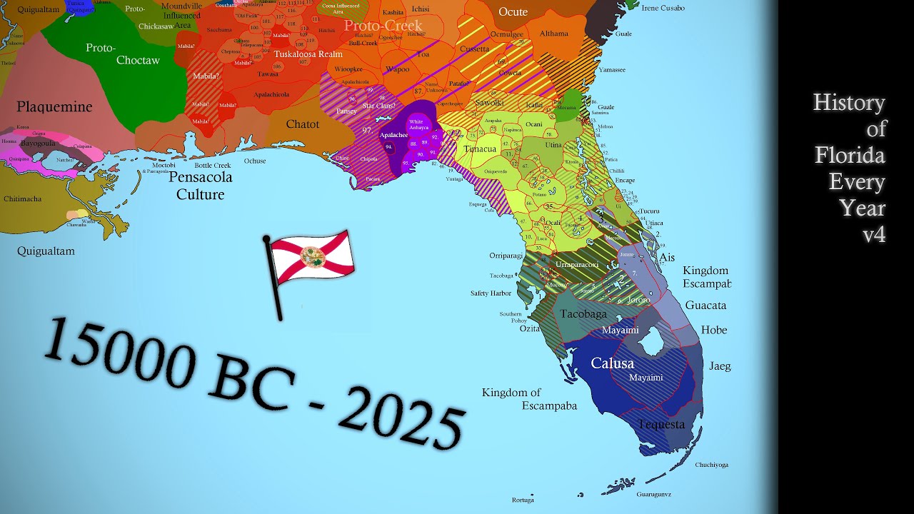 History of Florida: Every Year (15000 BC - 2025) v4 - YouTube