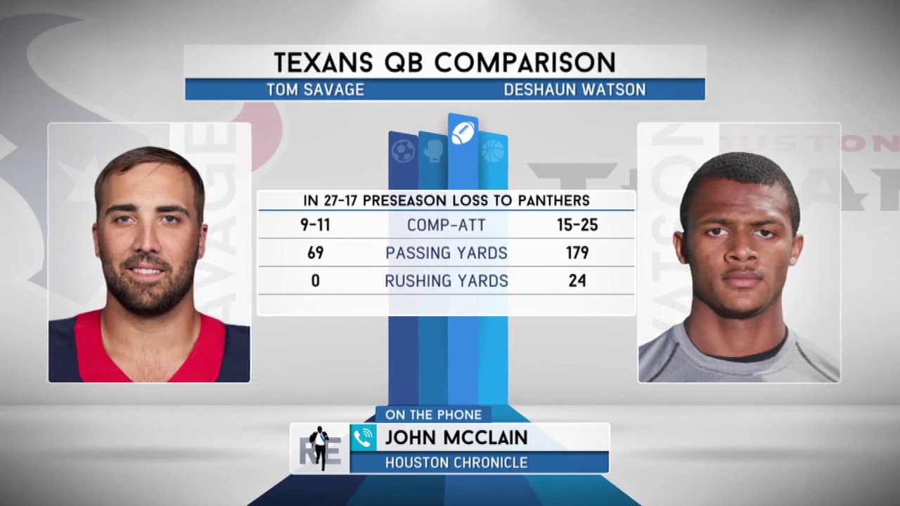 Houston Chronicle's John McClain Breaks Down DeShaun Watson's NFL Debut ...